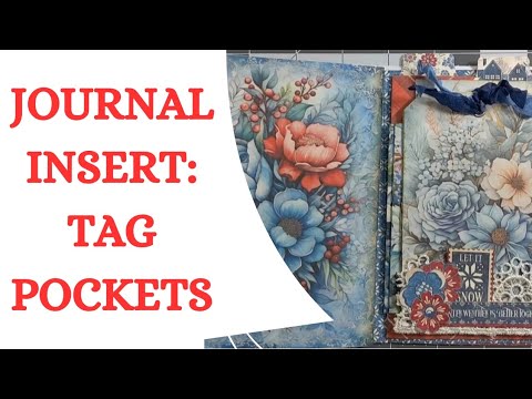 Tag Pockets - Journal Page Insert - YouTube