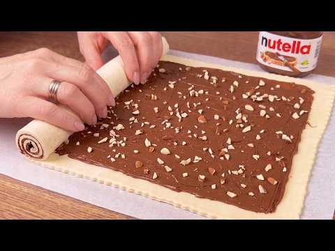 EVERYONE Thinks It's From The Store! Just Puff Pastry With Nutella – Result is Amazing!