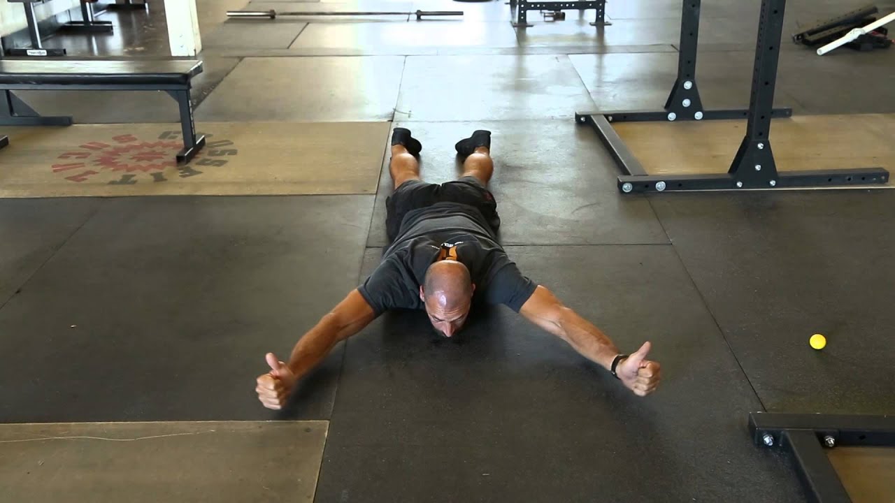 Lying Handcuffs Shoulder Warm-Up - Short Demo - YouTube