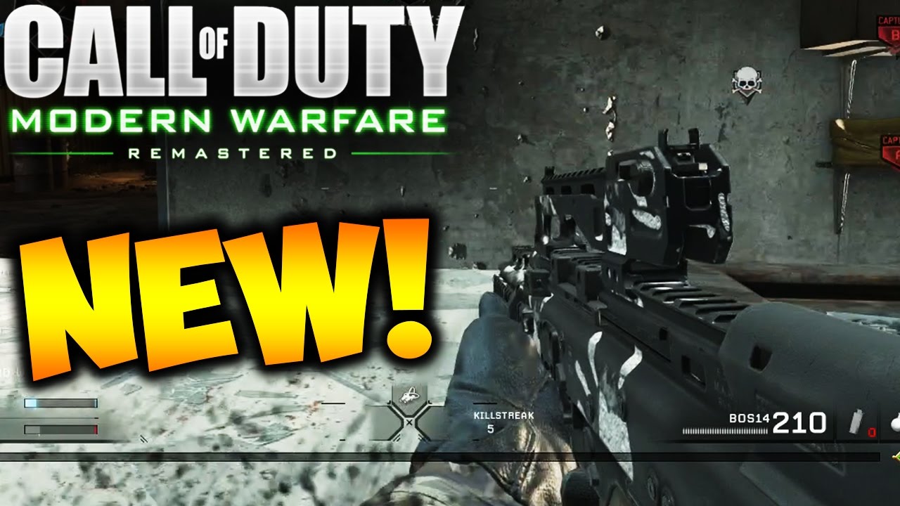 *NEW* BOS14 ASSAULT RIFLE GAMEPLAY in MODERN WARFARE REMASTERED! (COD ...