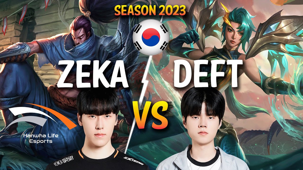 HLE Zeka vs KT Deft - Zeka YASUO vs Deft KAI'SA ADC - Patch 13.23 KR Ranked - YouTube