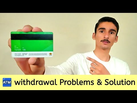ATM withdrawal Problems | EasyPaisa | JazzCash | Debit Card not working ...