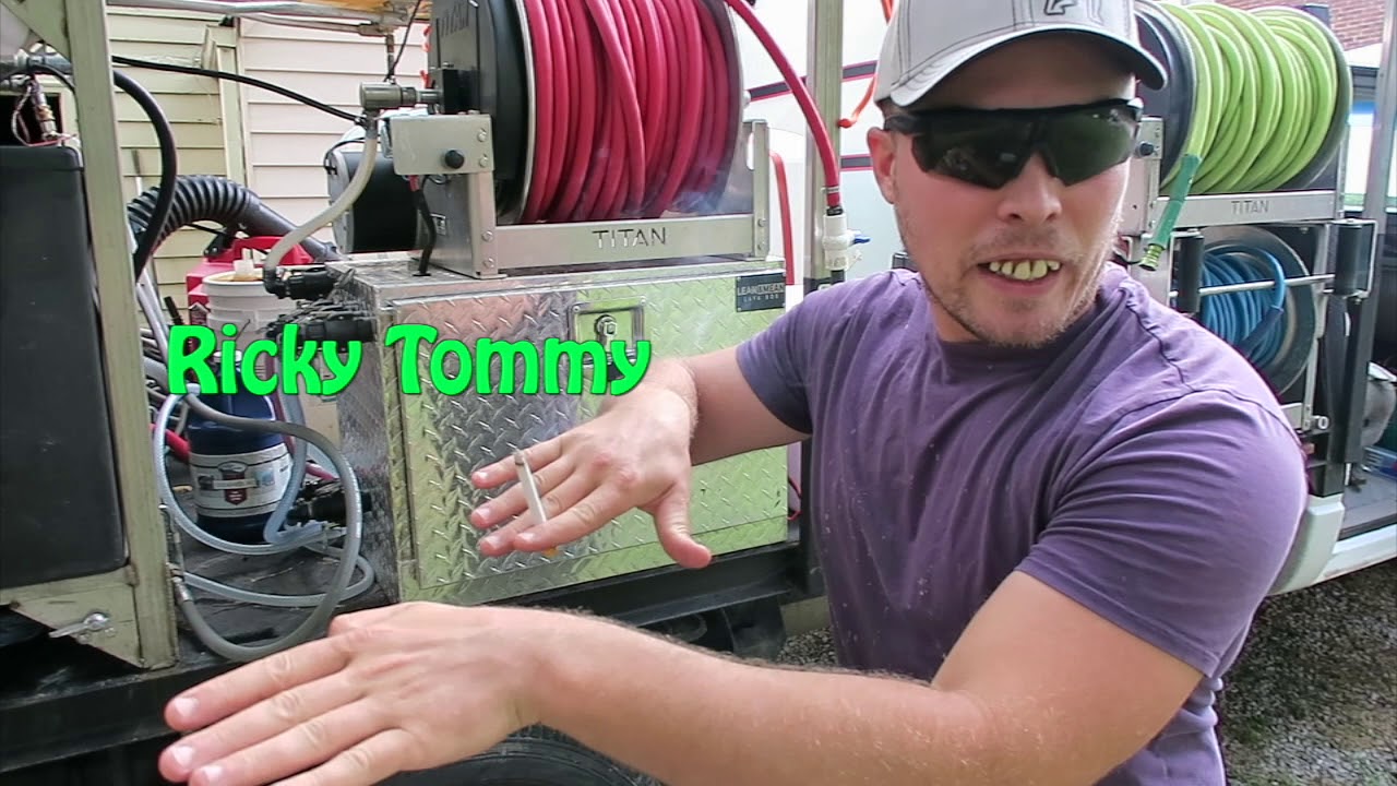 Go Fast Turn Left | Pressure Washing With Ricky Tommy - YouTube