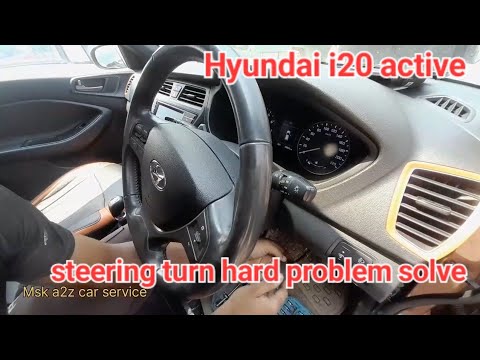 Hyundai i20 active 2016 model stering hard and noise problem solve/Car ...