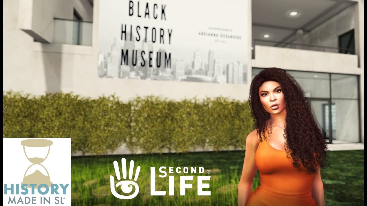 History Made in Second Life - Virtual Black History Museum - YouTube