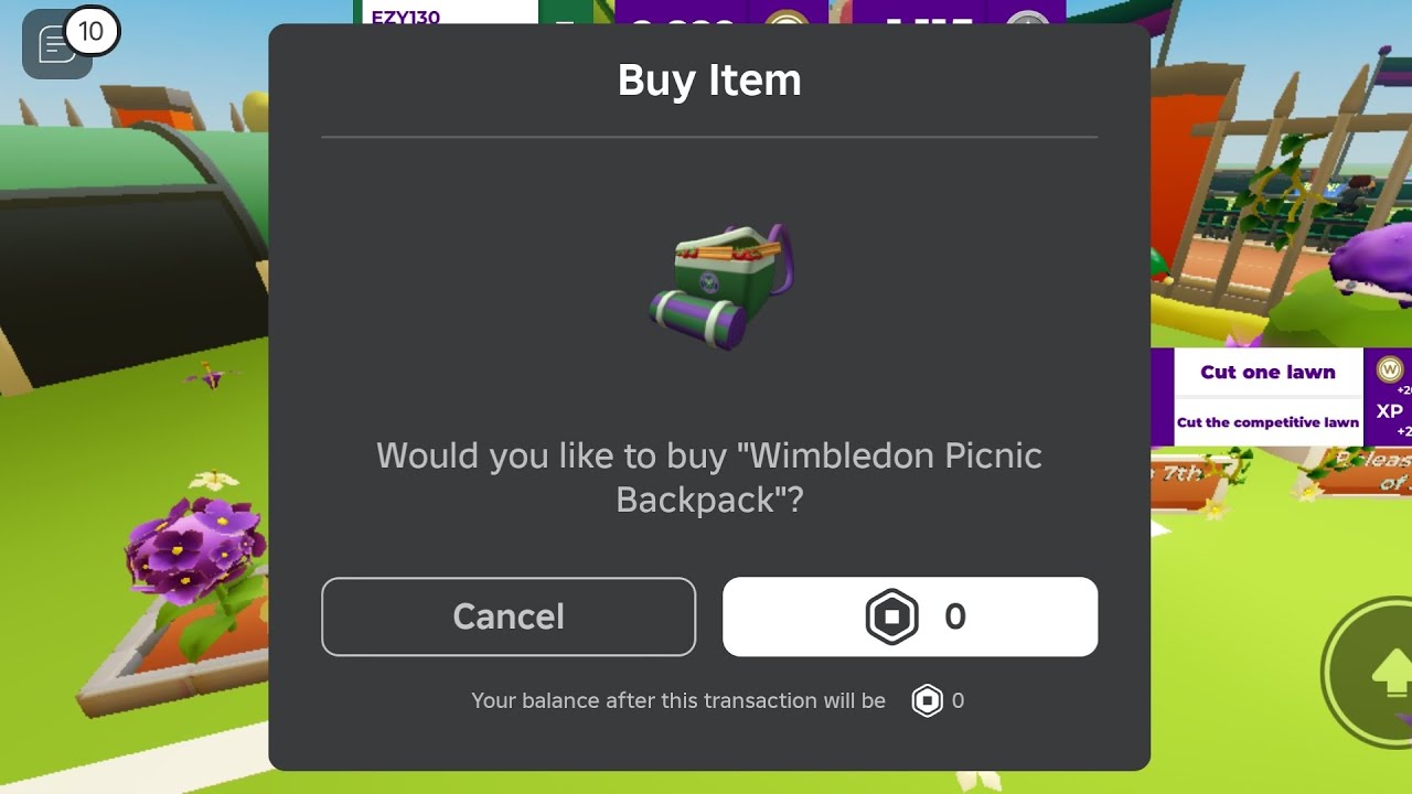 Snipping Wimbledon Picnic Backpack #9393 (FREE UGC) - YouTube