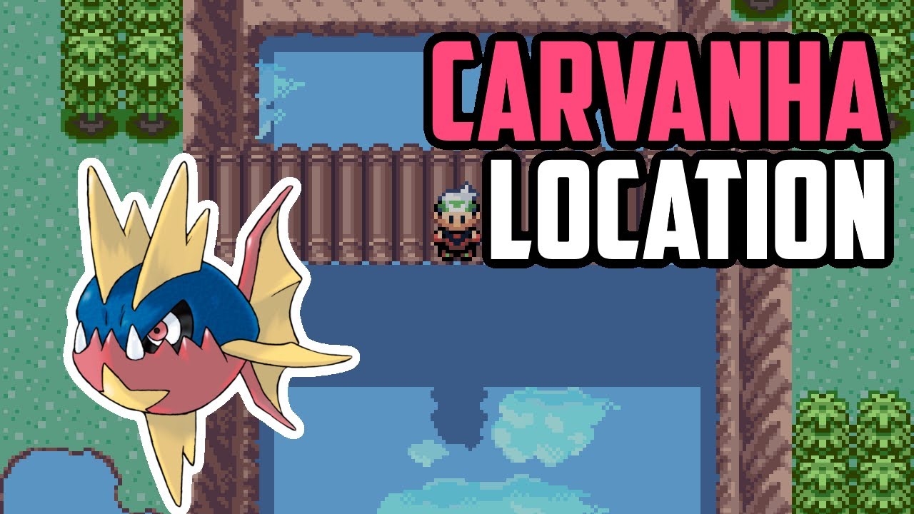 How to Catch Carvanha - Pokémon Emerald - YouTube