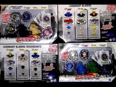 Beyblade Metal Fury Legendary Bladers Pack