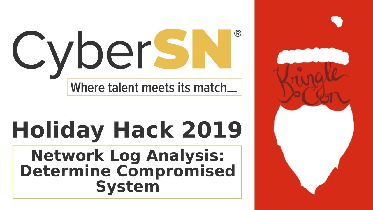 Holiday Hack 2019: Determine Compromised System - YouTube