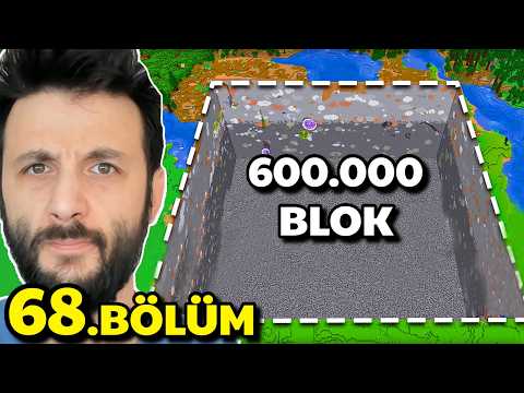 2 Saatte 600.000 BLOK KAZDIK 😮 MİNECRAFT 2026 - 68.Bölüm