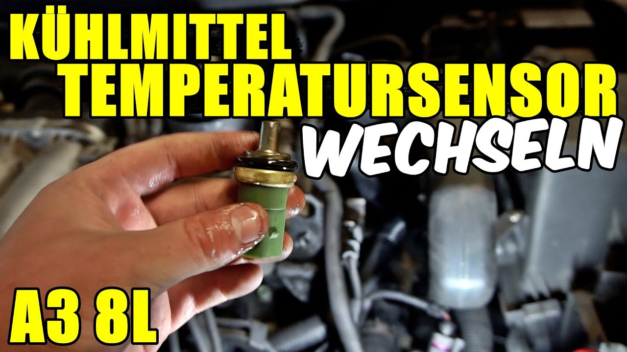 AUDI A3 8L KÜHLMITTELTEMPERATURSENSOR WECHSELN TUTORIAL / ANLEITUNG ...