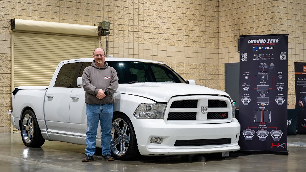 Jim’s Dodge RAM Ground Zero SQ Demo System - Stealthy, Custom Speaker ...