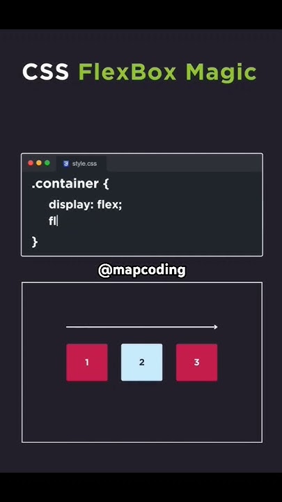 CSS FlexBox Magic #shorts #css #webdevelopment #ytshorts - YouTube