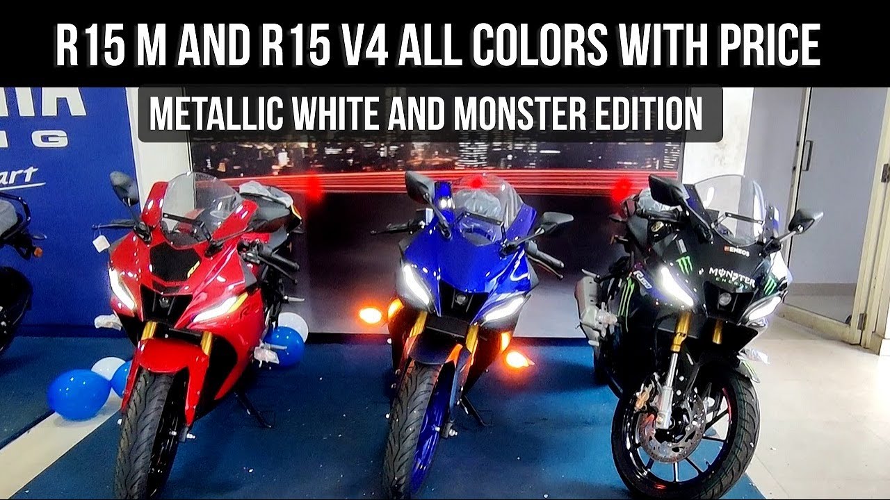 Yamaha R15V4 and R15M All Colors and Price | Walkaround | 2021 - YouTube