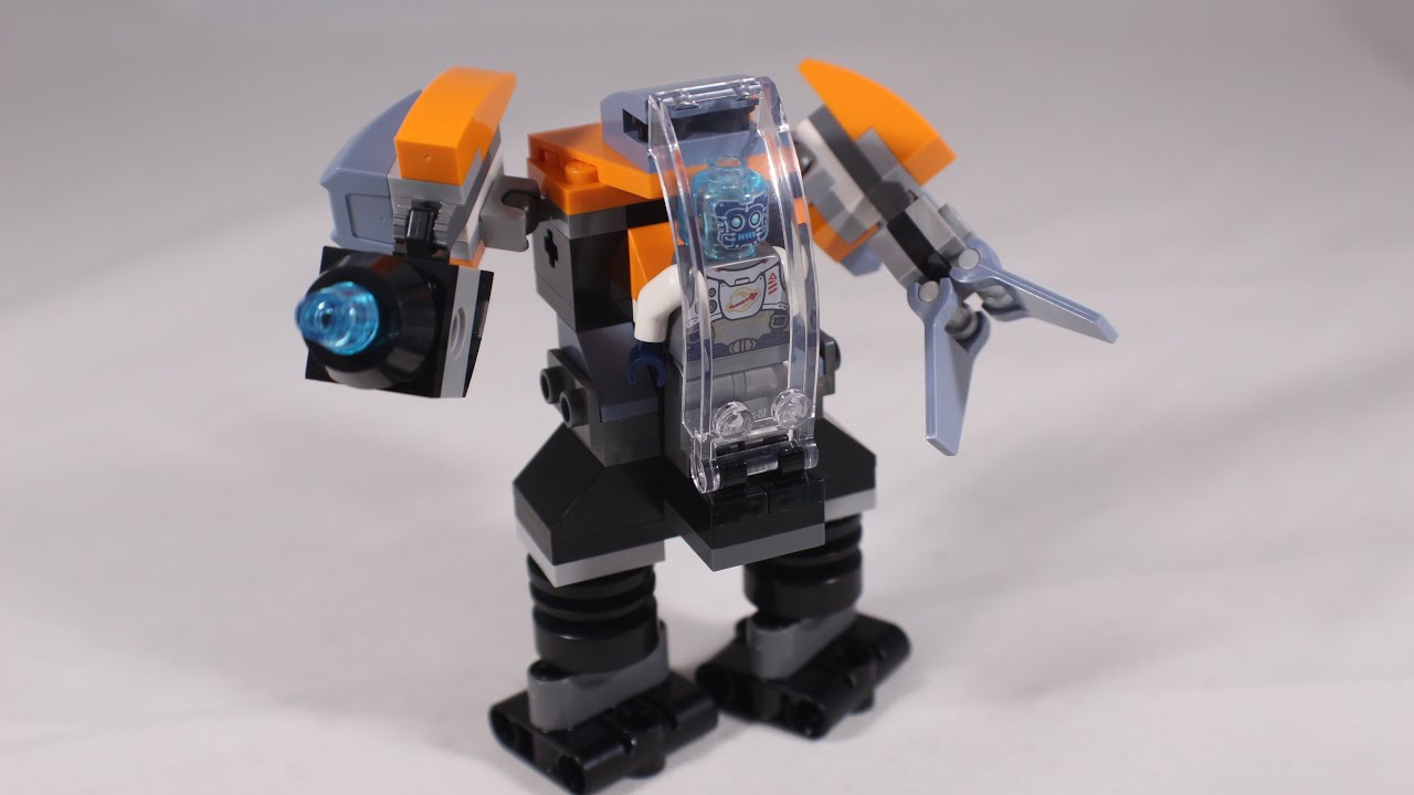 Lego Creator 31111 Cyber Drone Model 2/3: Cyber Mech Stop Motion Build ...