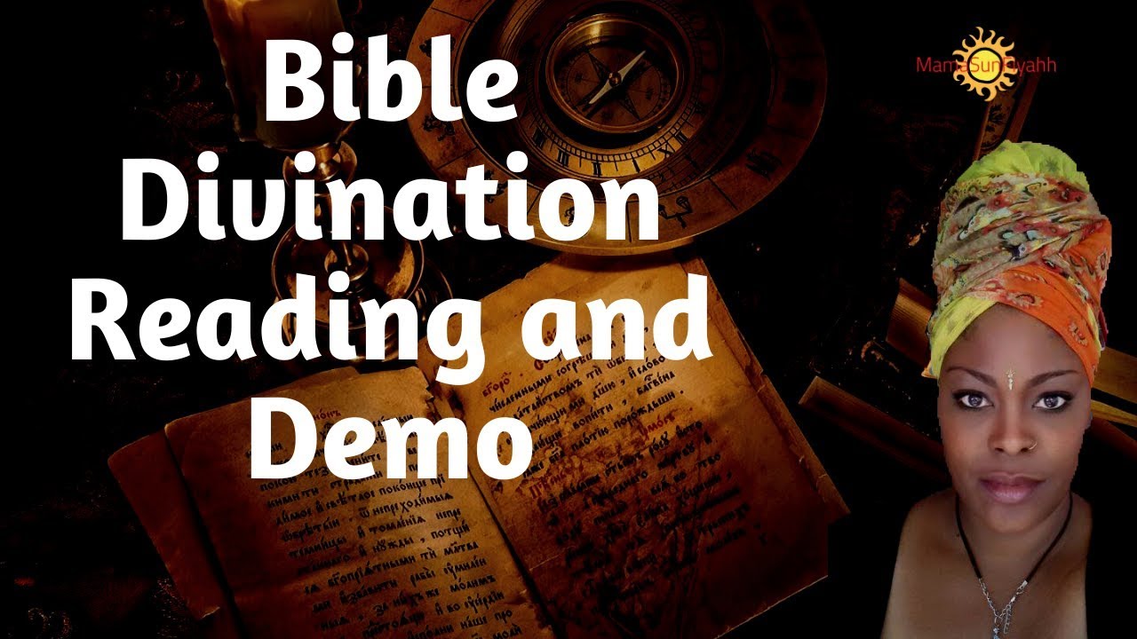 Using The Bible For Divination-Demo - YouTube