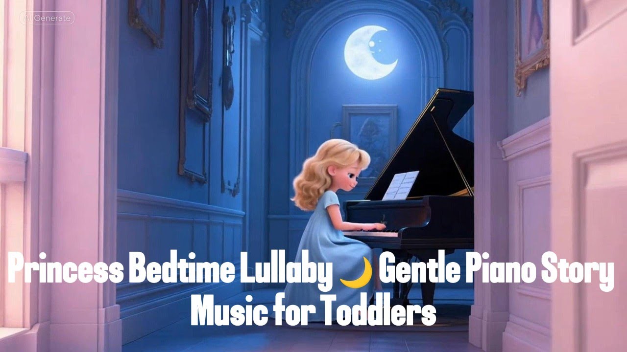 The Princess and the Gentle Piano 👑🎹 | Bedtime Story Song for Kids ...