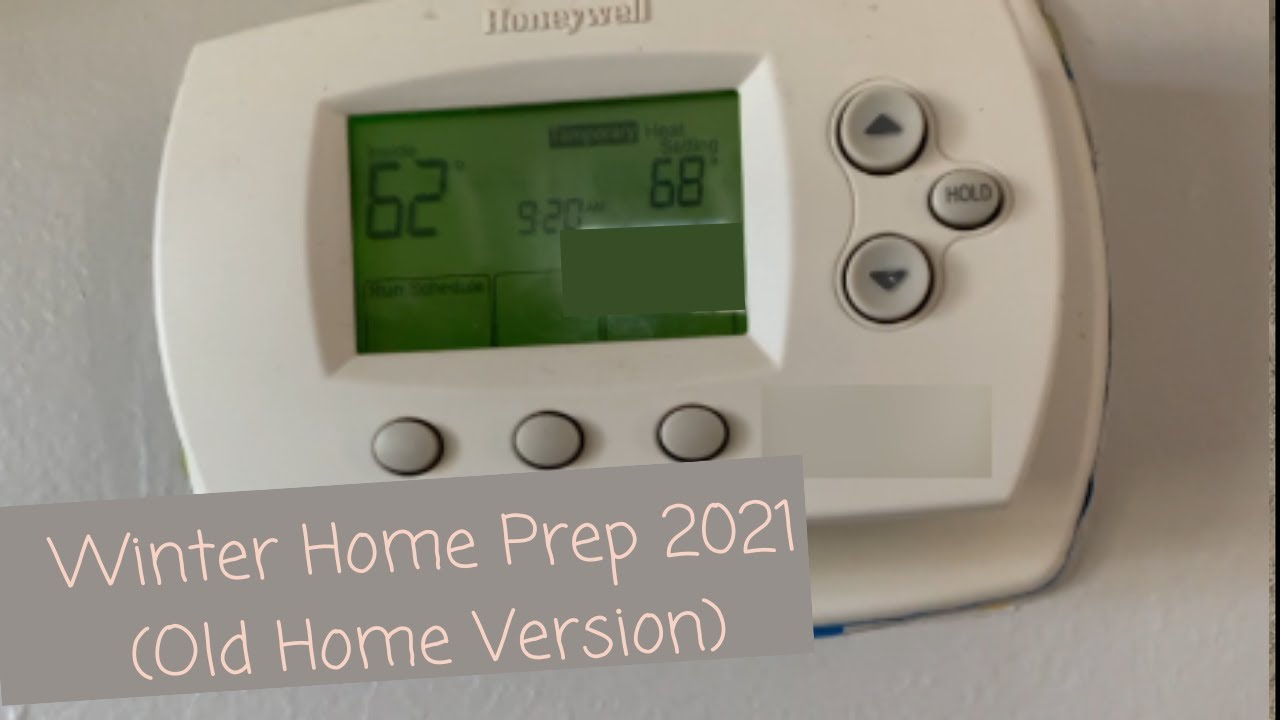 Winter Home Prep 2021 Old Home Version - YouTube
