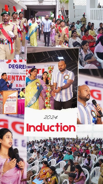Jagruti Degree and PG College - Induction 2024 - YouTube