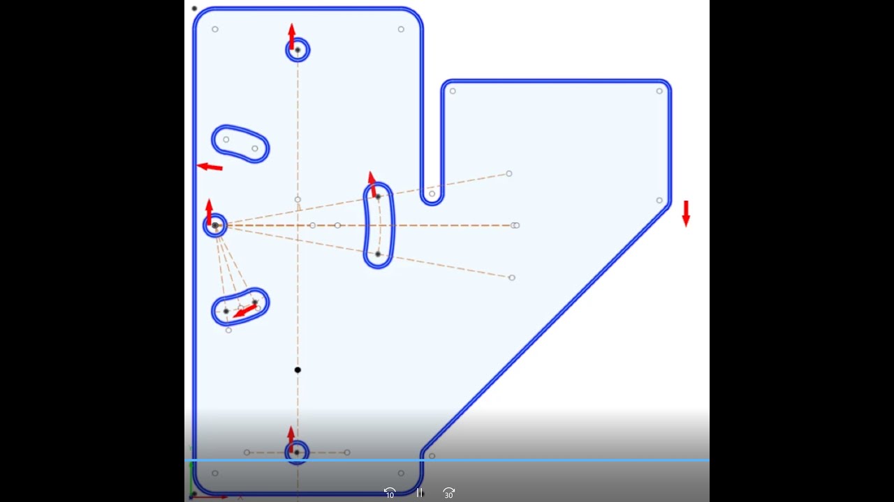 Fusion 360 2D cutting contour selection and designation as inner or ...