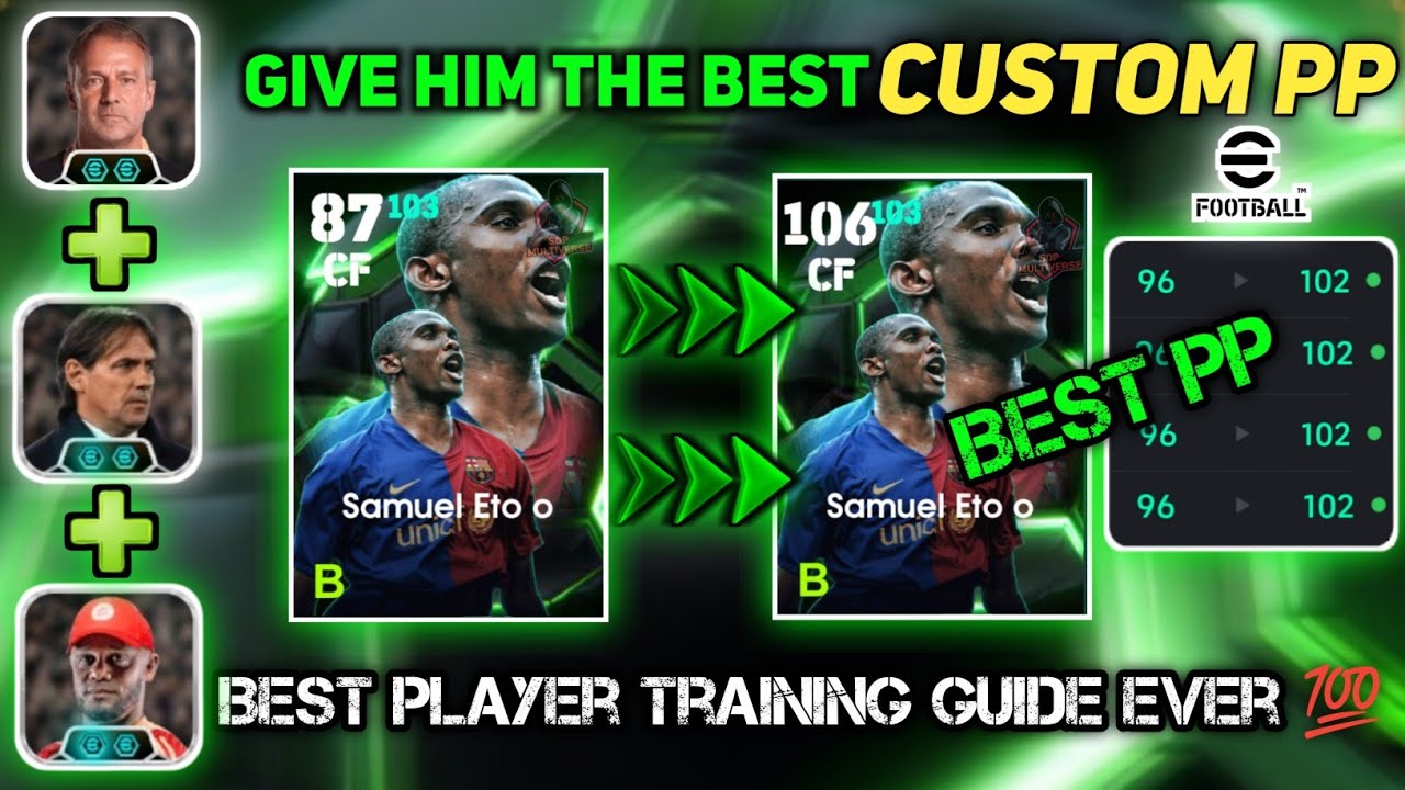 How To Train Epic Samuel Eto'o In Efootball 2025 | Epic Eto Training ...