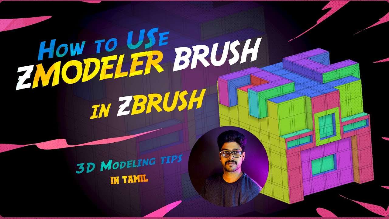 ZMODELER BRUSH in ZBRUSH tamil Explanation - YouTube