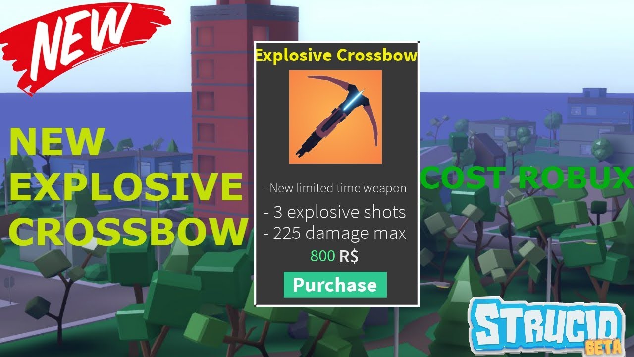 NEW EXPLOSIVE CROSSBOW IS OUT IN STRUCID|ROBLOX - YouTube
