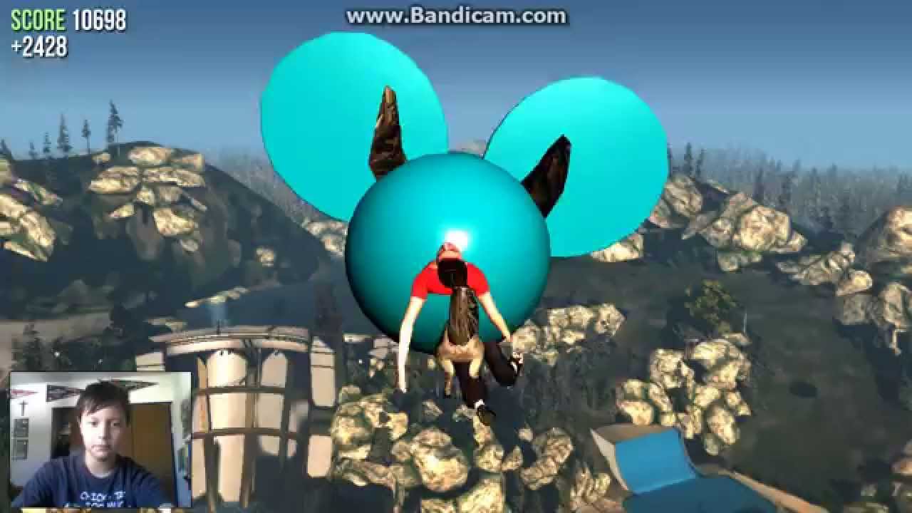 Goat simulator part 3[ giant dead mouse] - YouTube
