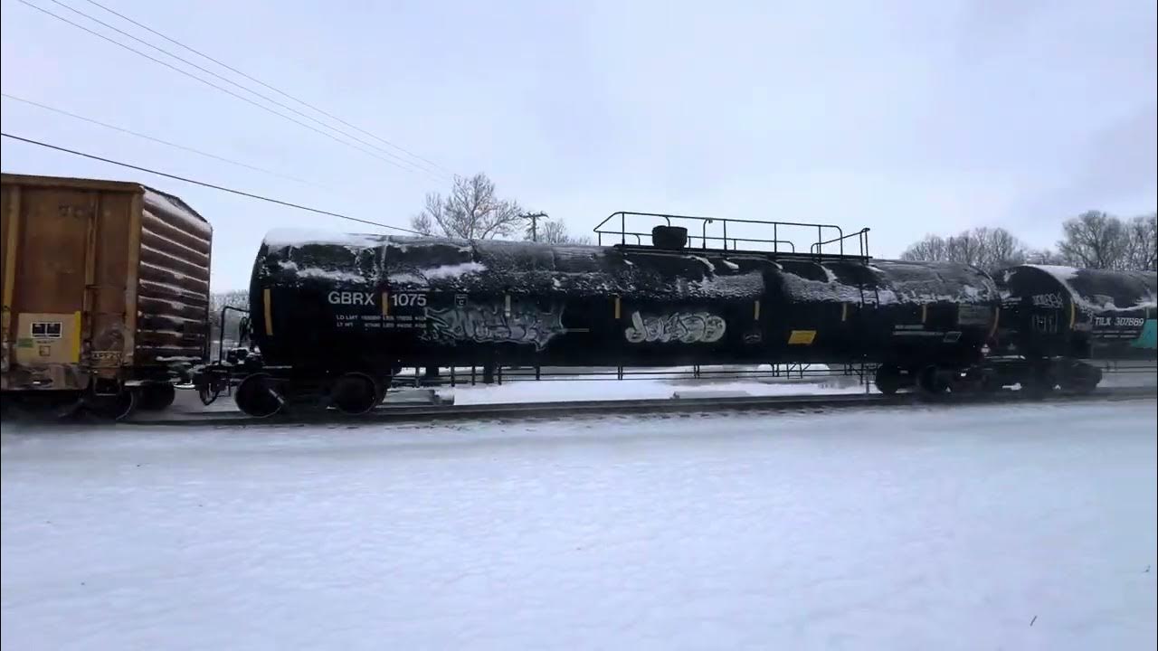 Ns 171 coming through enon Ohio ac44c6m ns 4430 leading trailing 2nd ex kcs dash 9 ns 3958 - YouTube