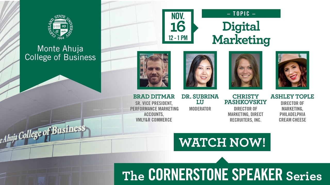 Cornerstone Speaker Series: Digital Marketing November 16, 2022 - YouTube