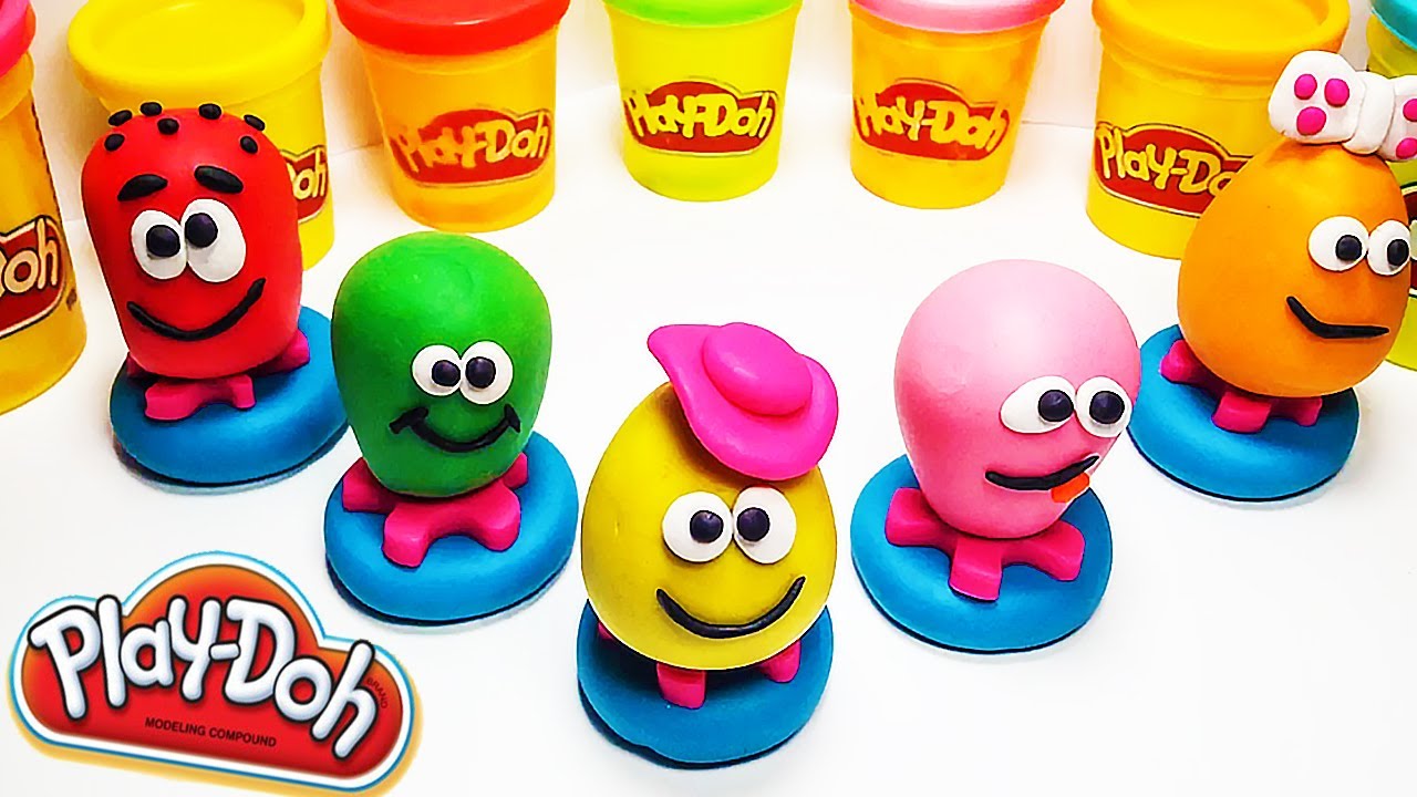 Mega Gummy Bear learning Colors Play Doh Ice Cream Finger Family ...