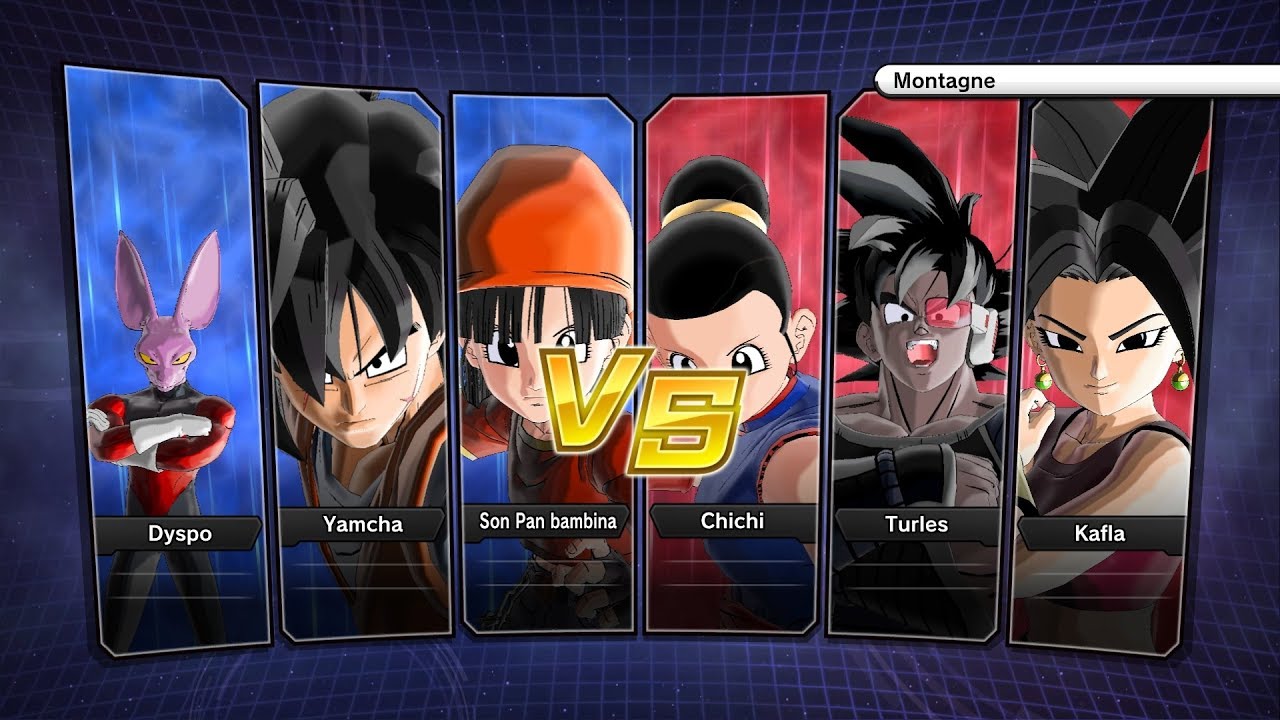 Xenoverse 2 - Requested match (PC): Pan DBGT/Yamcha/Dyspo vs Chichi ...
