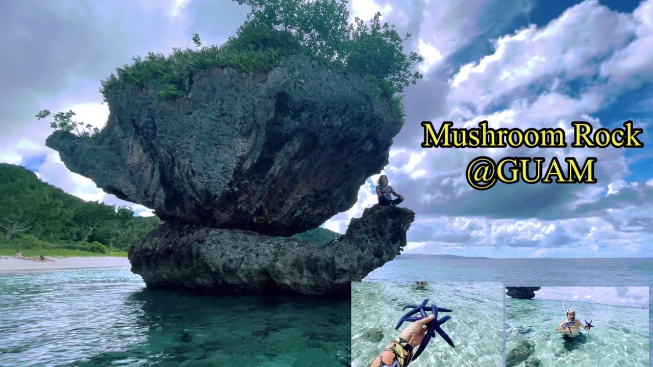 Beach Time @Mushroom Rock, Hilaan Beach GUAM #travel#guam#mushroomrock ...