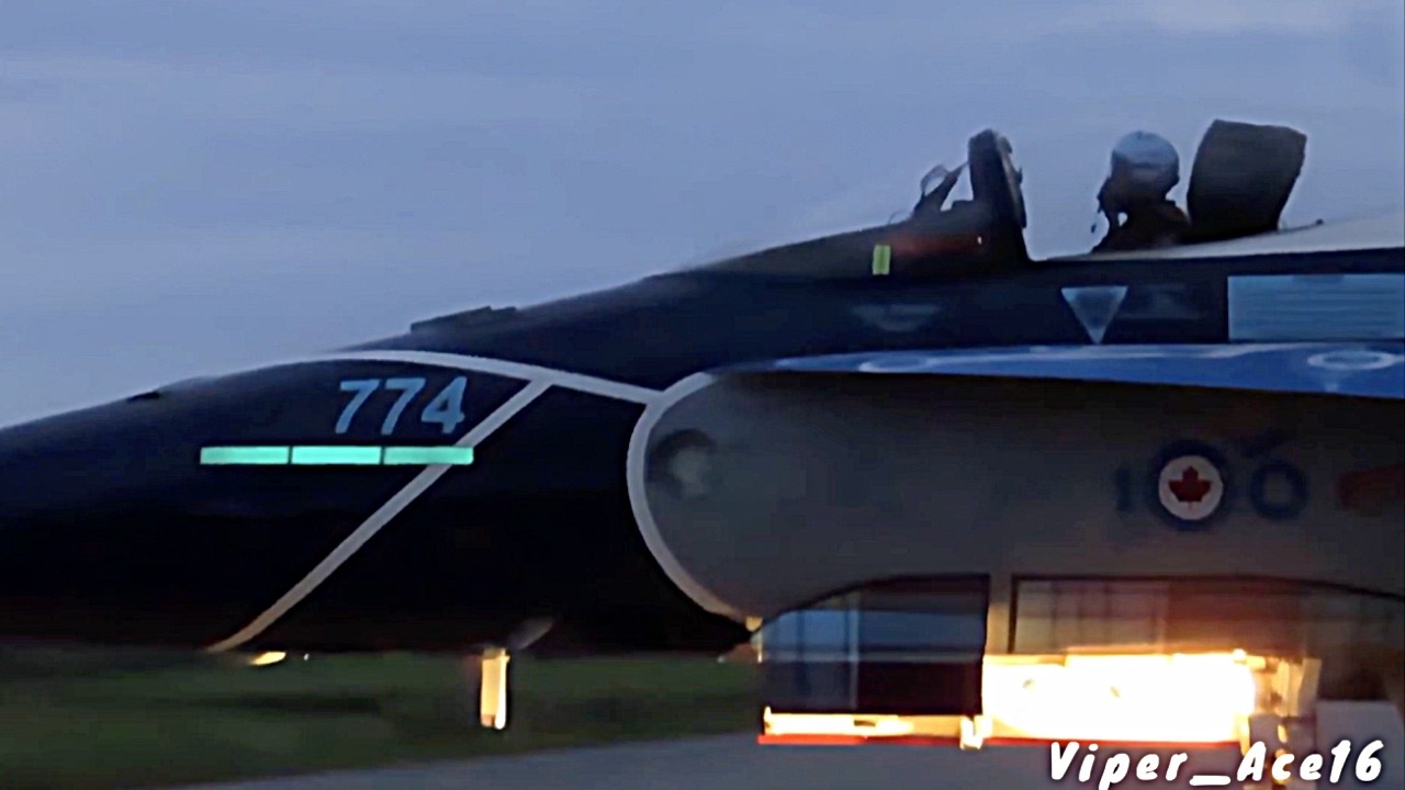 Rainy Night CF-18 Demo! - 2024 Gatineau-Ottawa Airshow - YouTube
