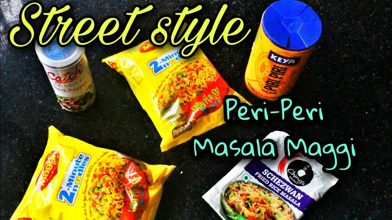 Peri-Peri Masala Maggi | Very Simple and easy Maggi recipe |Veg Peri ...