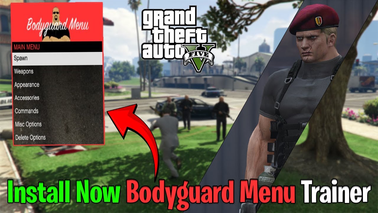 How To Install Bodyguard Menu trainer In Gta 5 - YouTube