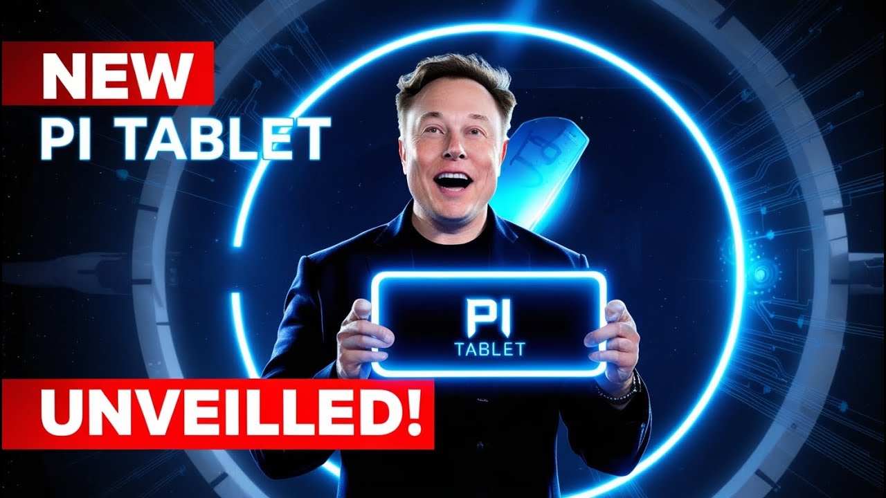 Elon Musk Announces: "Introducing My Brand-New Pi Tablet Today!" - YouTube