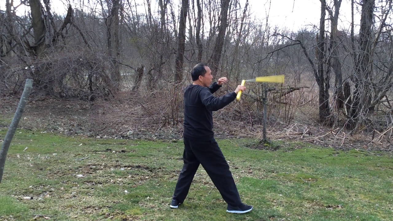Yellow Nunchaku Nunchuck - YouTube