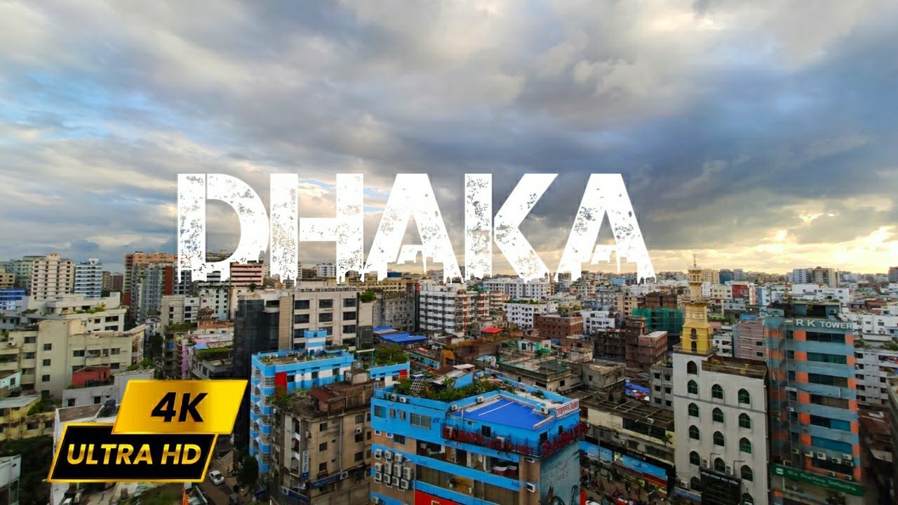 Dhaka City From The Sky | 4k Video | World's Fastest Growing Megacity ...