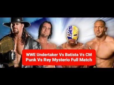 WWE Undertaker vs Batista vs CM Punk vs Rey Mysterio Full Match