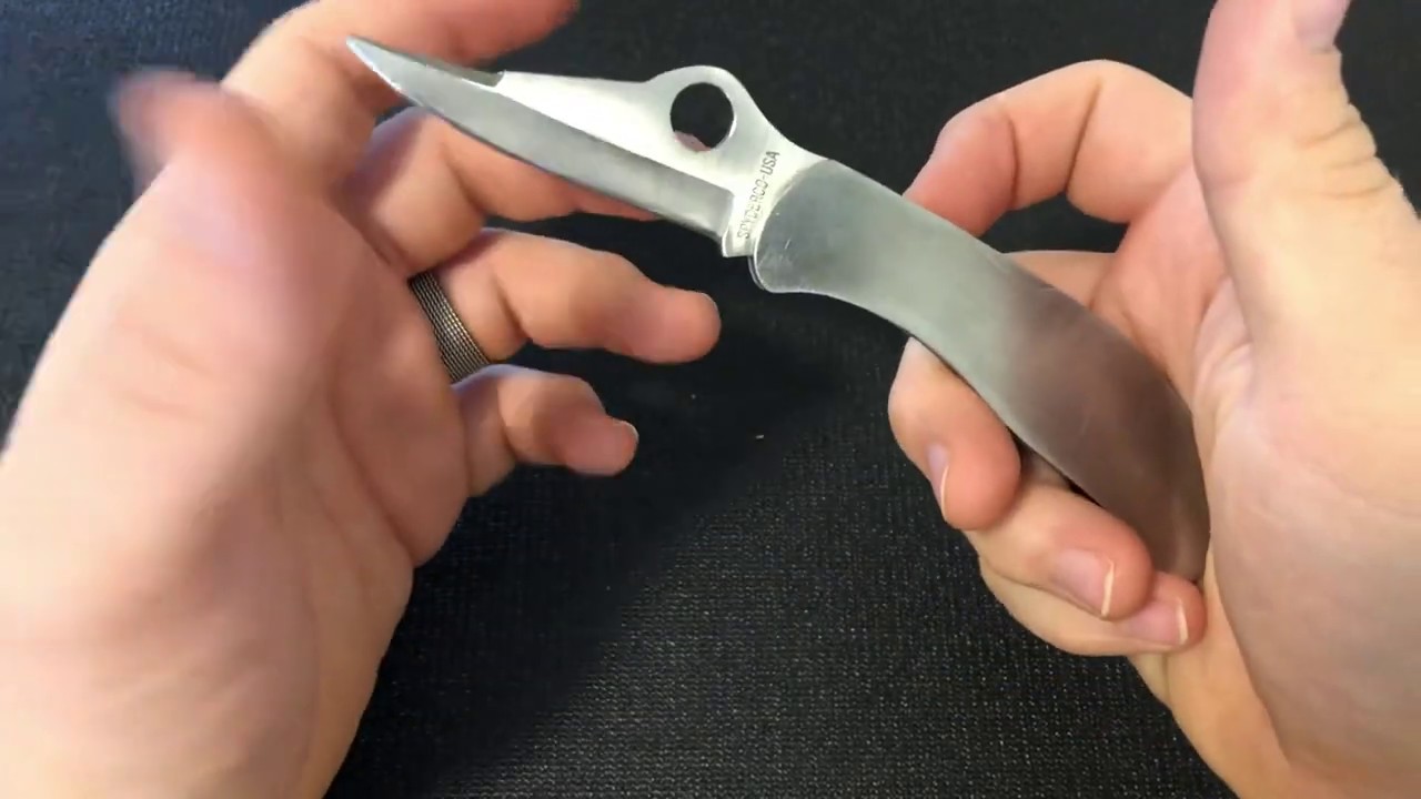 Spyderco C01 Two Screw Worker Overview / Review / History. The FIRST ...