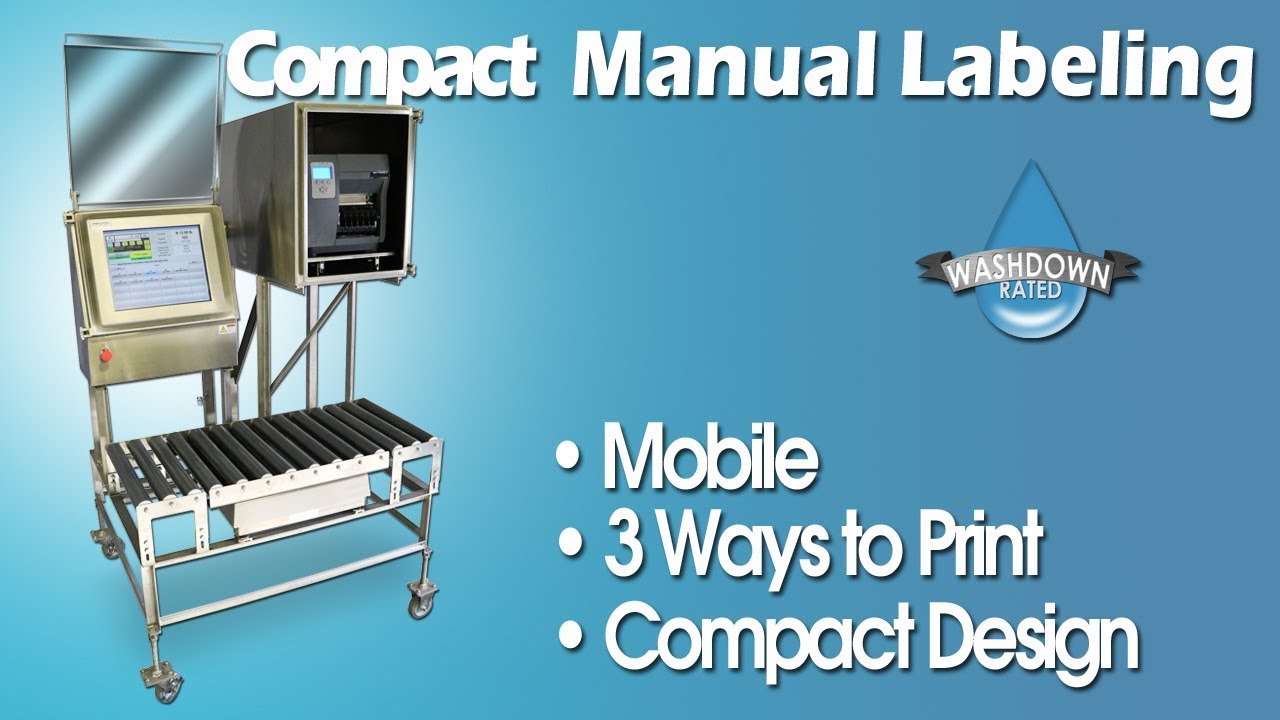 Compact, Mobile, Easy to Use, Manual Box Labeling Systems - YouTube