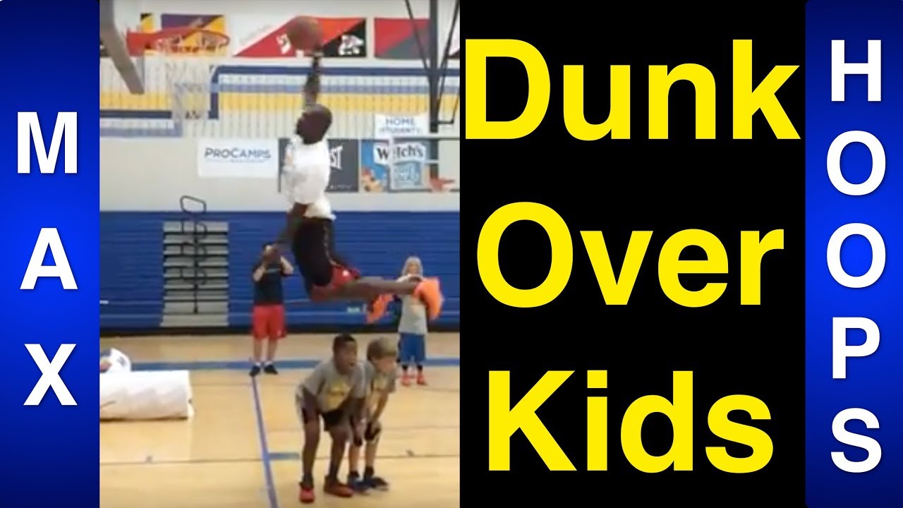 Kyrie Irving NBA: Melvin Levitt Dunks Over Kids - YouTube