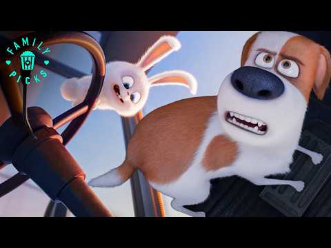Max and His Friends Race to Save Duke From a Crazy-Eyed Rabbit | The Secret Life of Pets