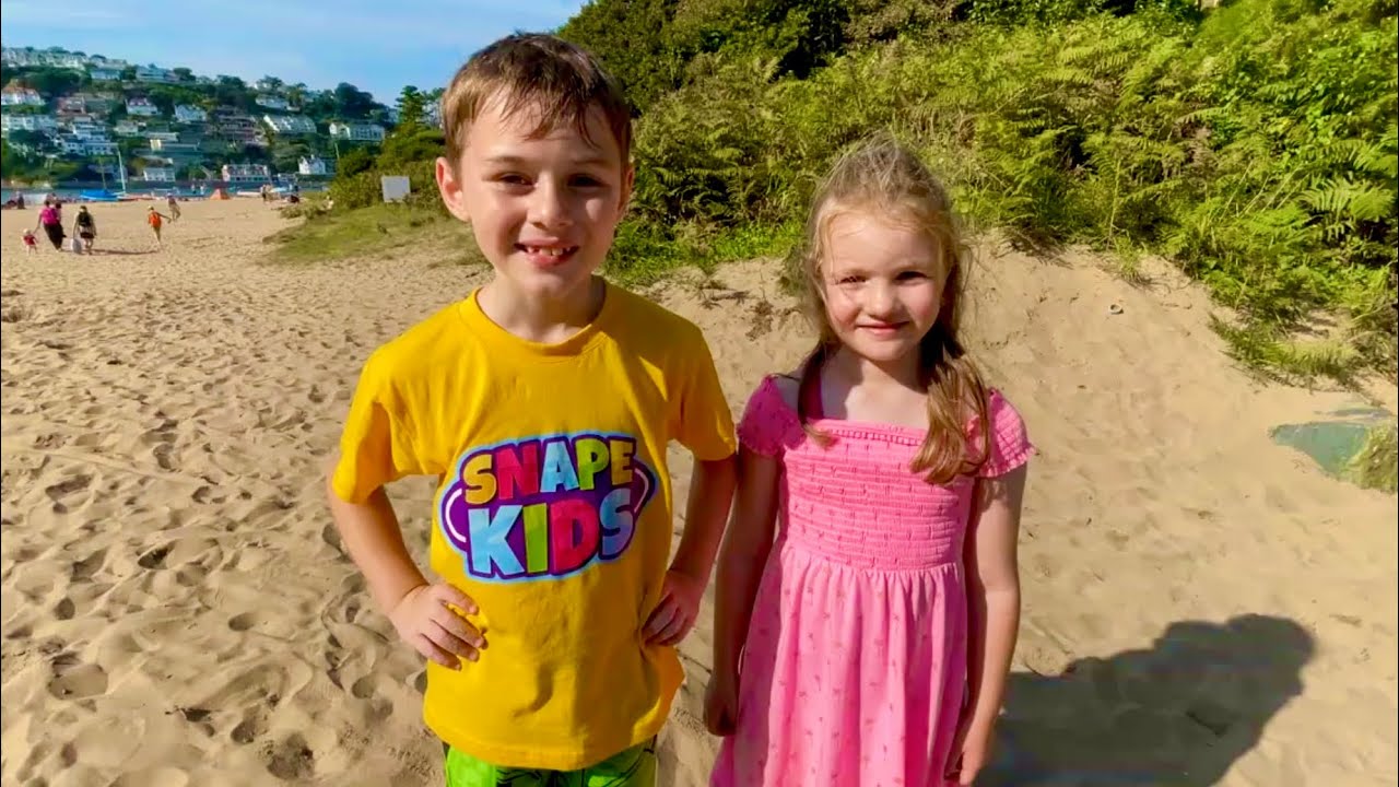 Playing On The Beach In The Sand And Boat Ride Video For Kids - YouTube