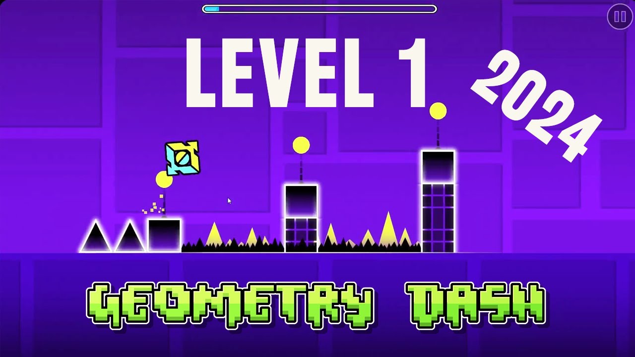 Geometry Dash Level 1 Full Version 2024 - YouTube