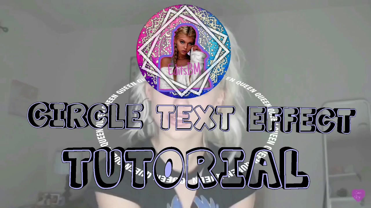 Videostar Circle Text Effect Tutorial - Editsbm - YouTube