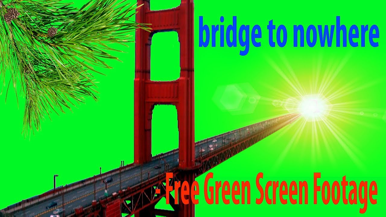 bridge to nowhere Free Green Screen Footage - YouTube