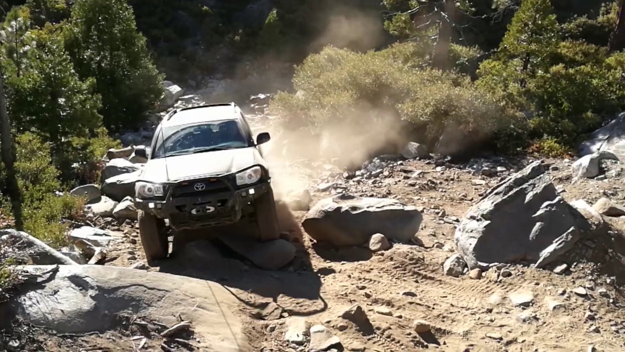 Fordyce Creek 4x4 Trail - 4th gen 4runner on 33's makes it up the ledge ...