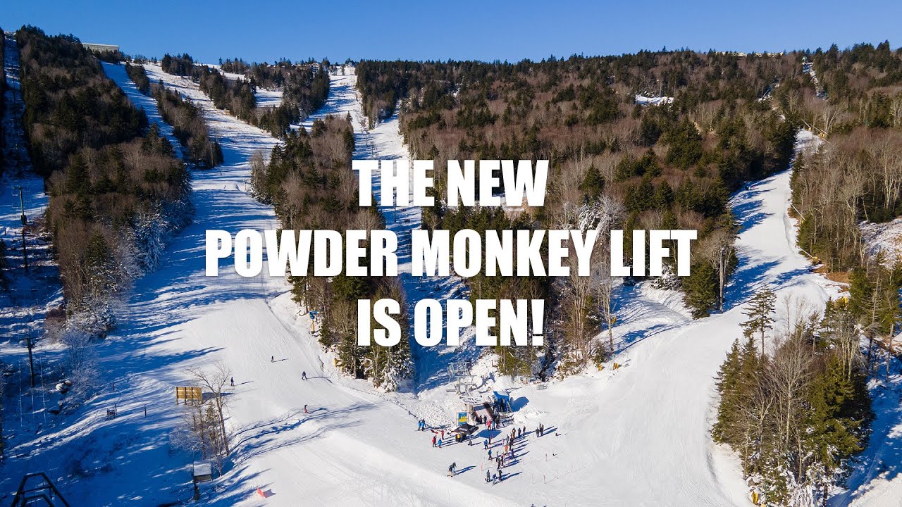 NEW LIFT! Powder Monkey is Open - YouTube